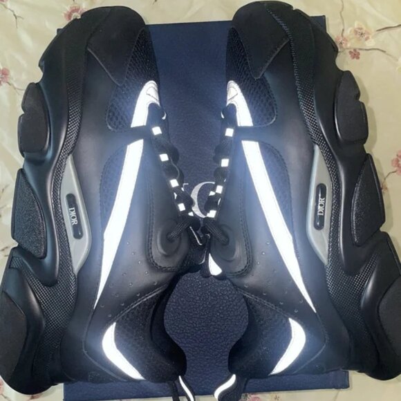 Dior | Shoes | Dior B22 Black Reflective | Poshmark